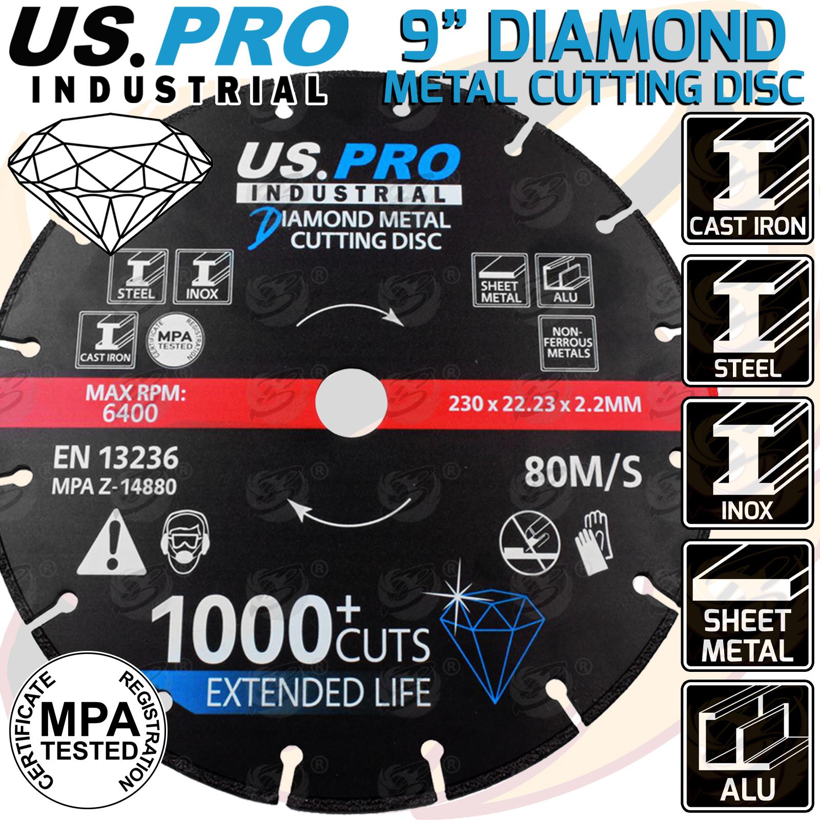 US Pro 9" ( 230mm ) Diamond Cutting Disc 9145